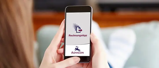 Die Advigon RechnungsApp